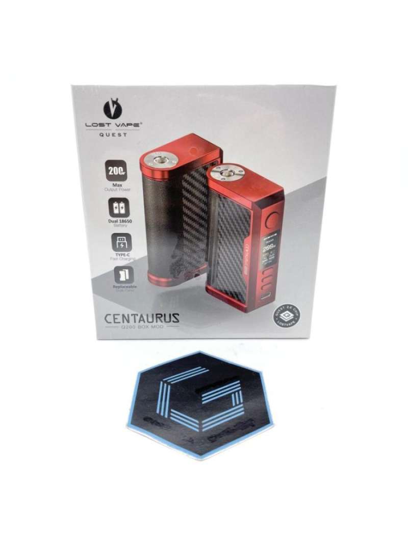 Promo Centaurus Quest Q200 200W MOD ONLY by Lost Vape Dual 18650 Vapor ...