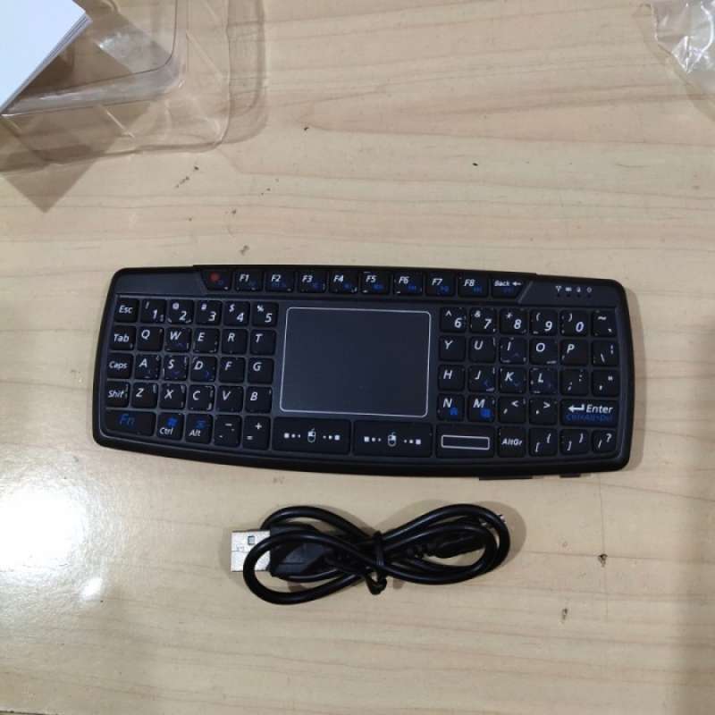 Jual Ultra Mini Wireless Keyboard Mouse Presenter Combo + Touchpad ...
