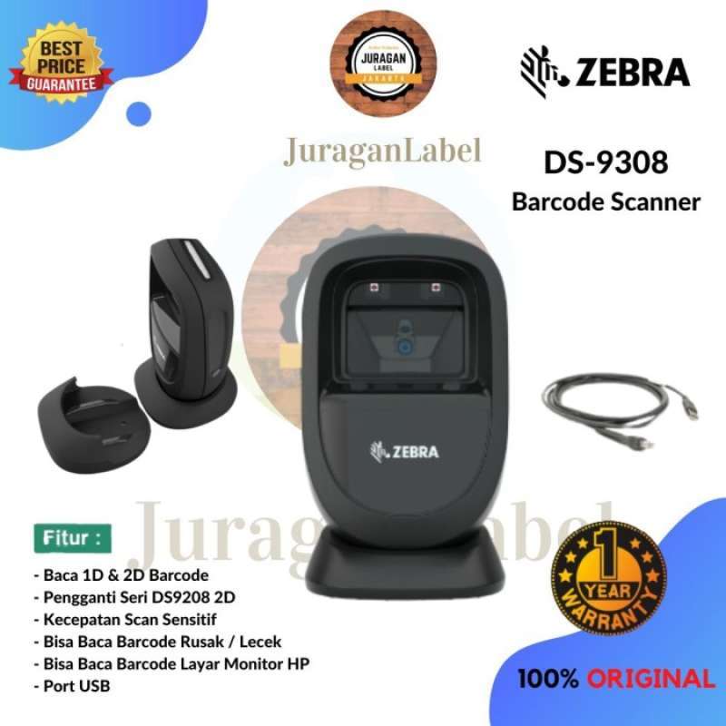 Promo Zebra Ds-9308 Barcode 2D Scanner Omni Symbol Ds9308 Pengganti ...