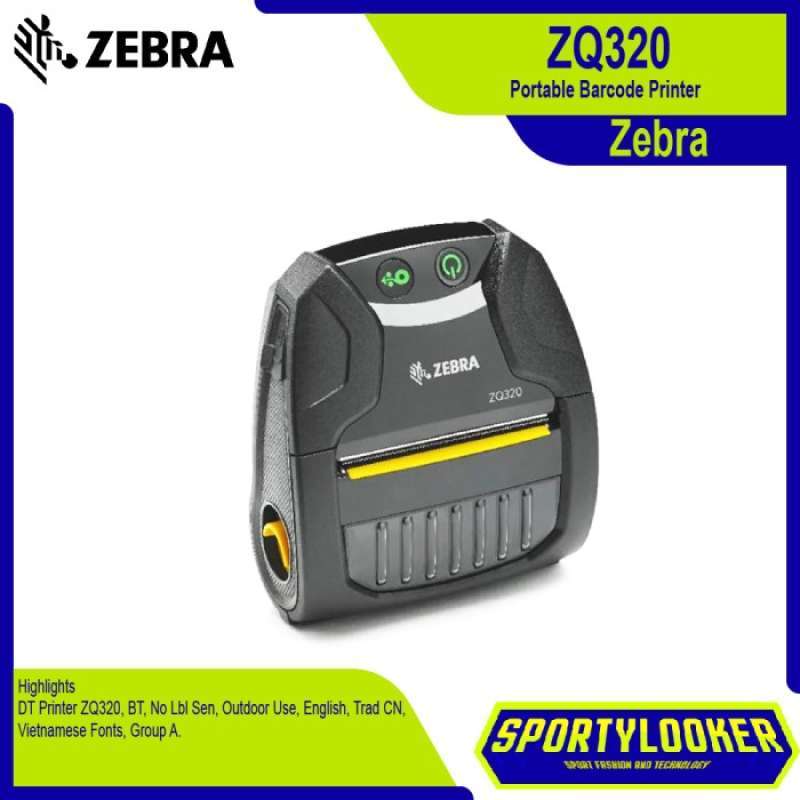Promo Zebra Zq320 / Zq-320 / Zq 320 Portable Barcode Printer Direct ...