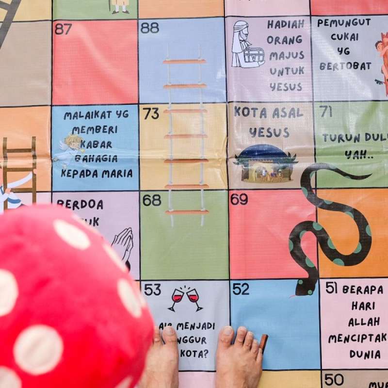 Promo Mainan Karpet Anak Ular Tangga Jumbo Tema Agama Kristen Diskon 33 ...