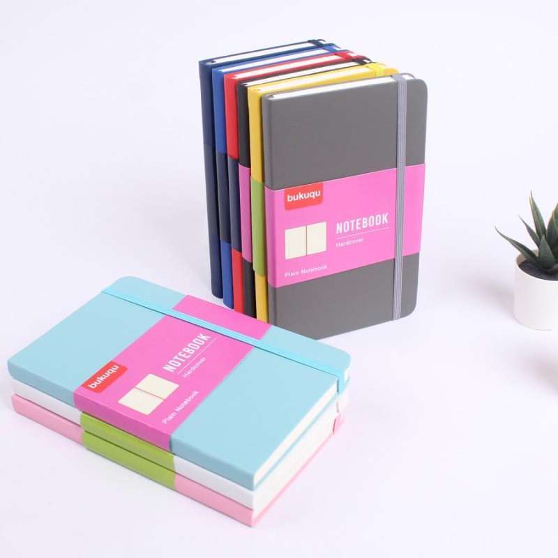 Jual Classic Notebook #leather - Bullet Journal By Bukuqu - Navy Dotted ...