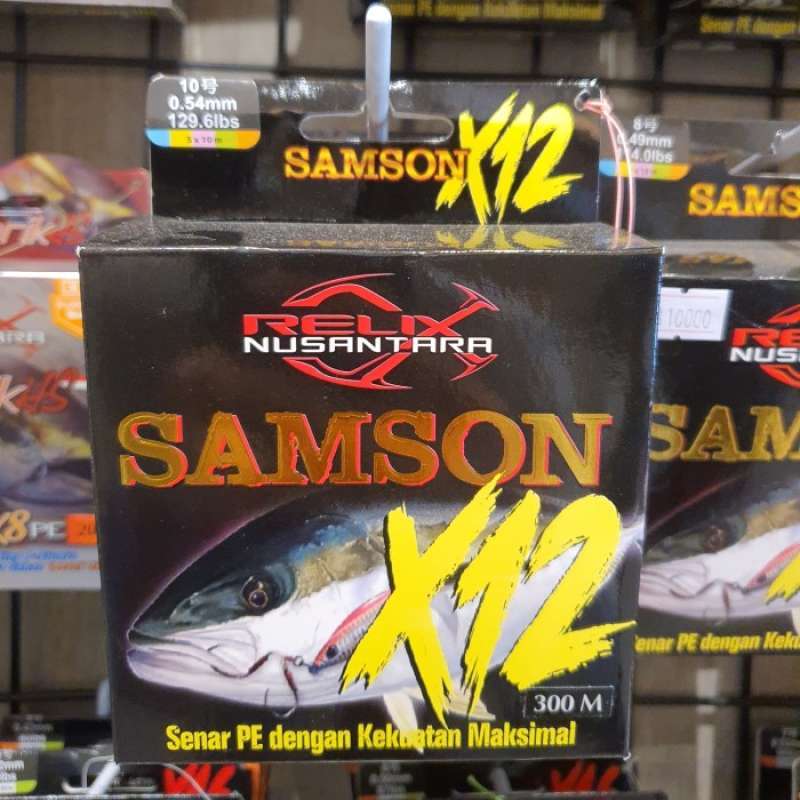 Promo Senar Pe Samson X12 300m Pe 10 Relix Nusantara Diskon 23% Di ...