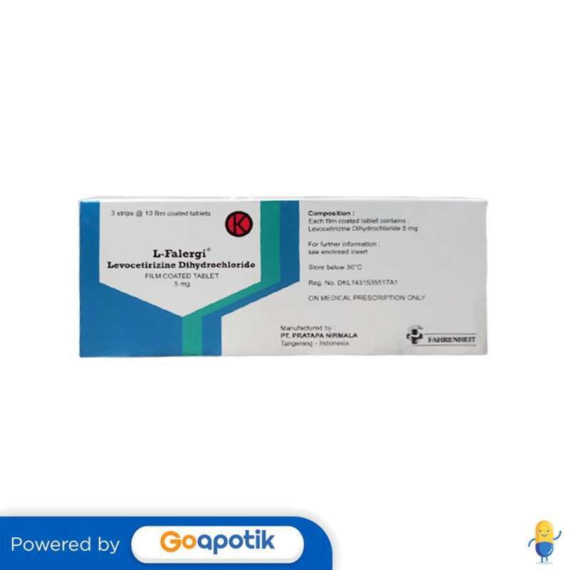 Jual L-falergi 5 Mg Box 30 Tablet Di Seller Apotek Cuan Farma - Klender ...