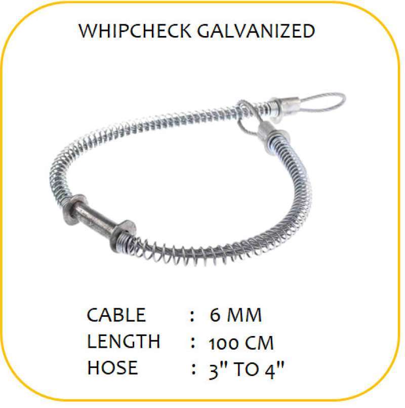 Promo Whipcheck Galvanized 6 Mm X 100 Cm ( Sp3 Safety Hose Whip Check ...