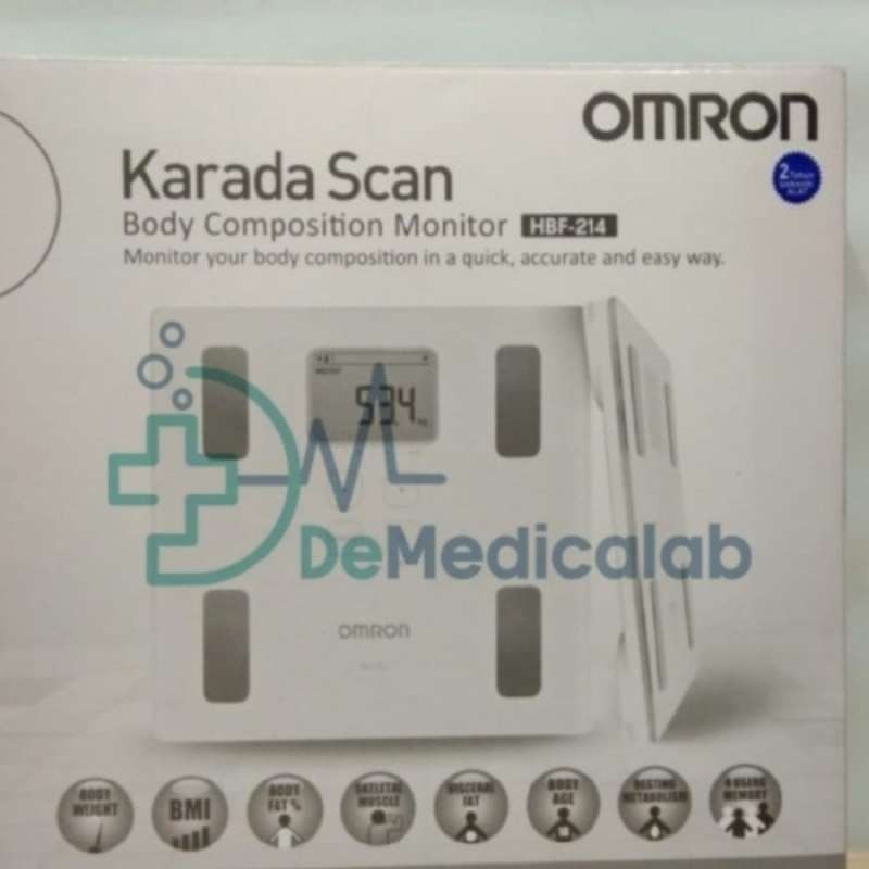 Promo Omron Karada Scan Hbf 214 Timbangan Body Fat Pengukur Kadar Lemak ...