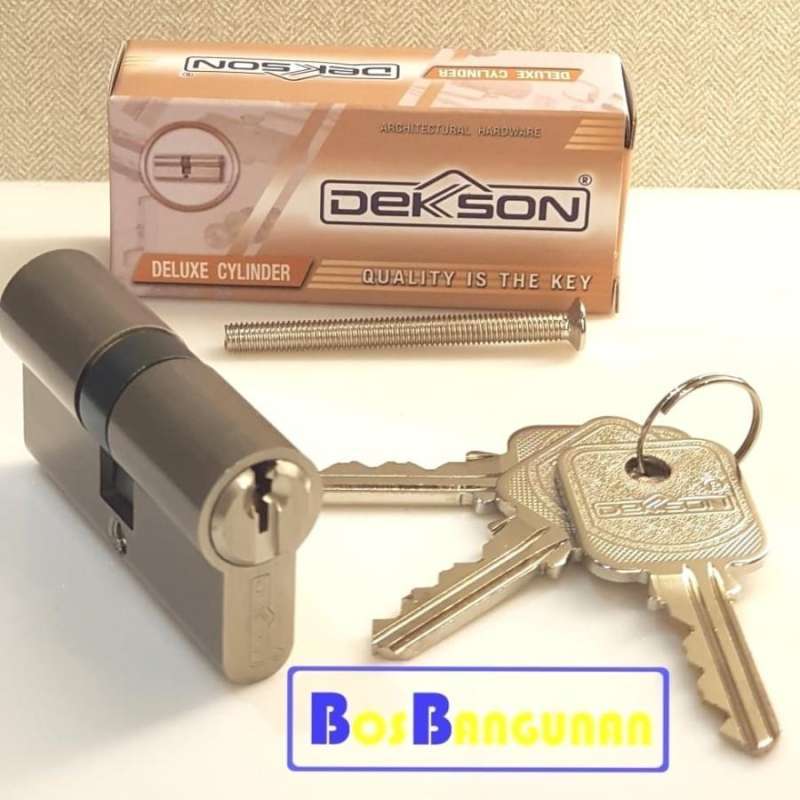 Jual Silinder Kunci Dekson / Cylinder Kunci Dekkson Cyl Dc Dl Sn / Dekkson Double Cylinder ...