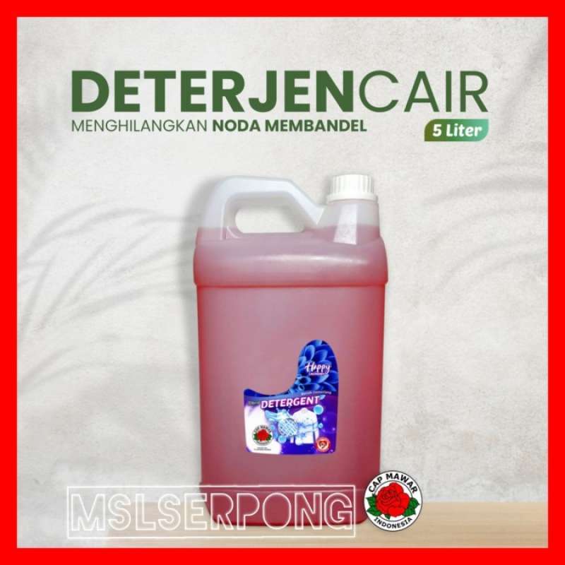 Promo Detergen Cair/ Liquid Jerigen 5 Liter Happy Care Diskon 17% di ...