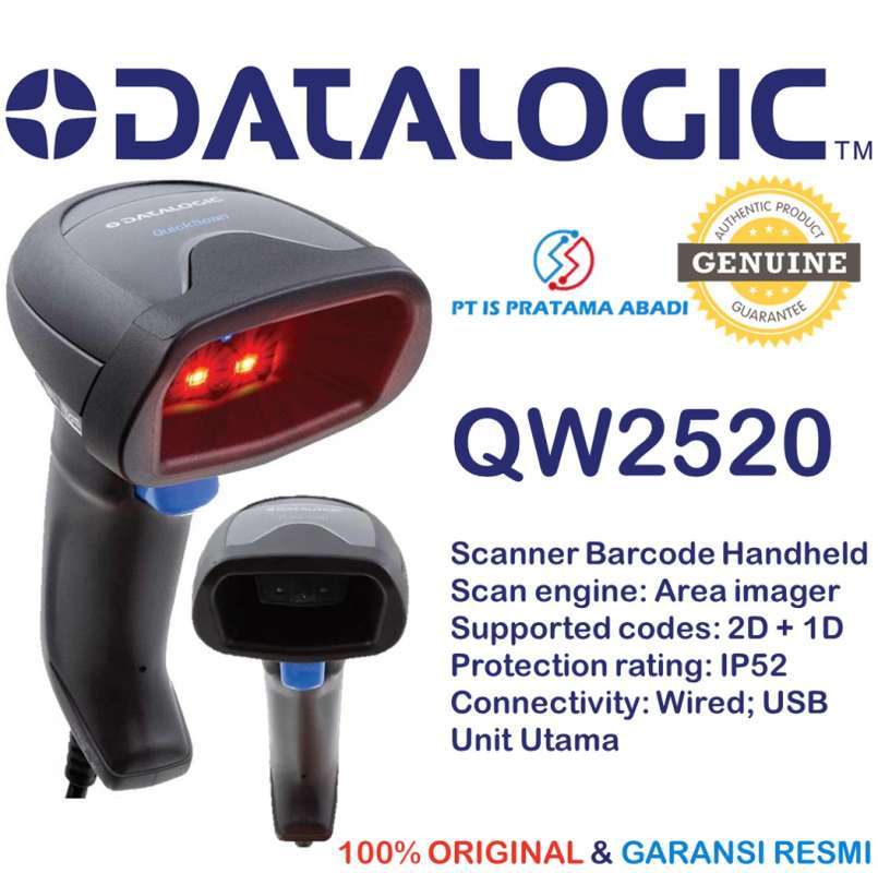 Jual Datalogic Qw2520 Scanner Barcode Handheld Qw-2520 Di Seller Pt. Is ...