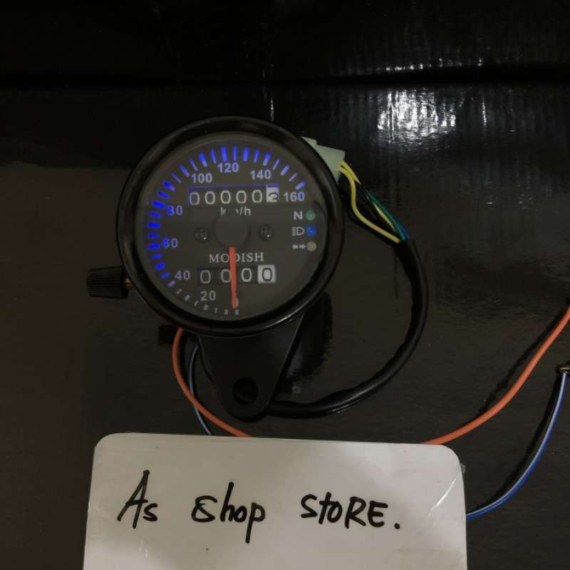 Promo Speedometer Kilometer Led Motor Universal Bulat Diskon 23% Di ...