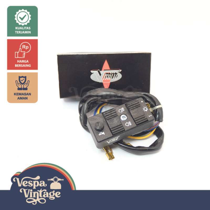 Promo Saklar Lampu Modifikasi Px Vespa Vitalia Diskon 23% Di Seller ...