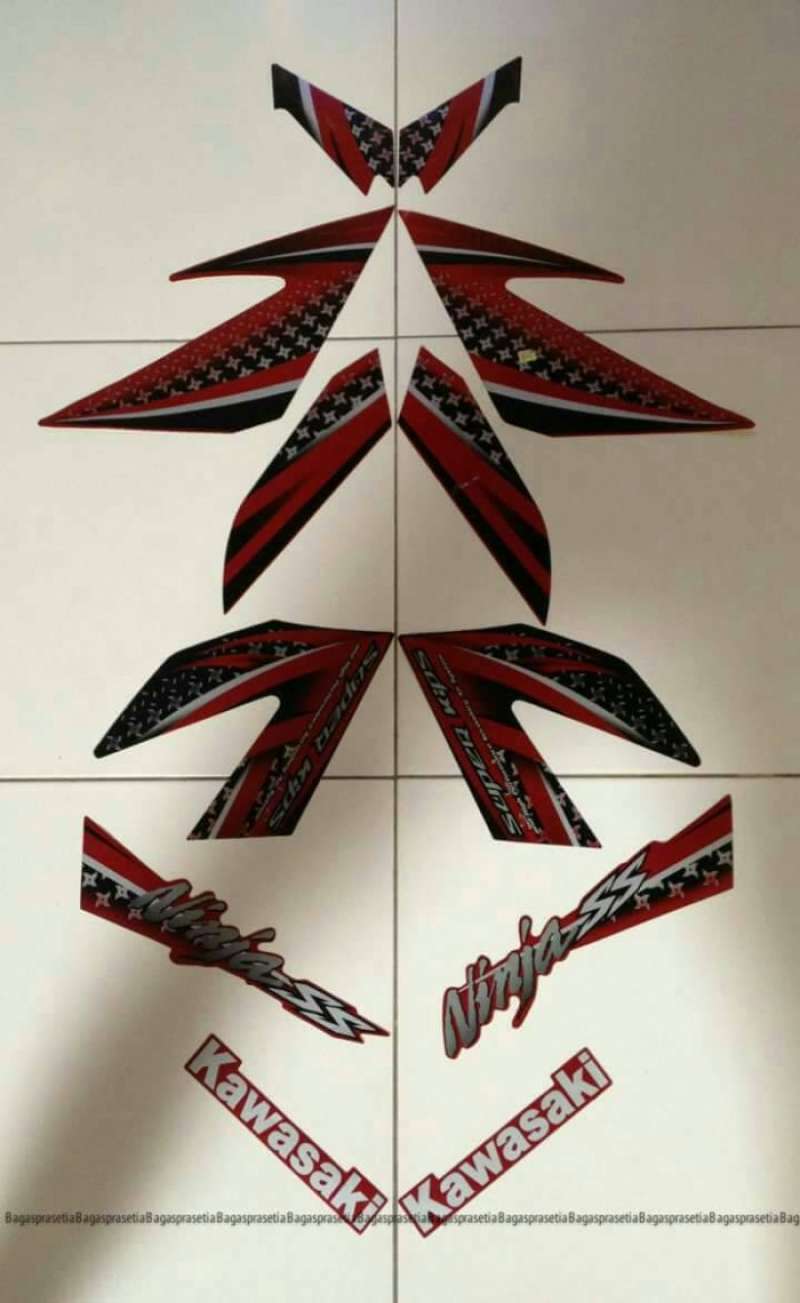 Promo Striping Ninja Ss 2010 2011 2012 Merah Maroon Custom Mirip Ori ...