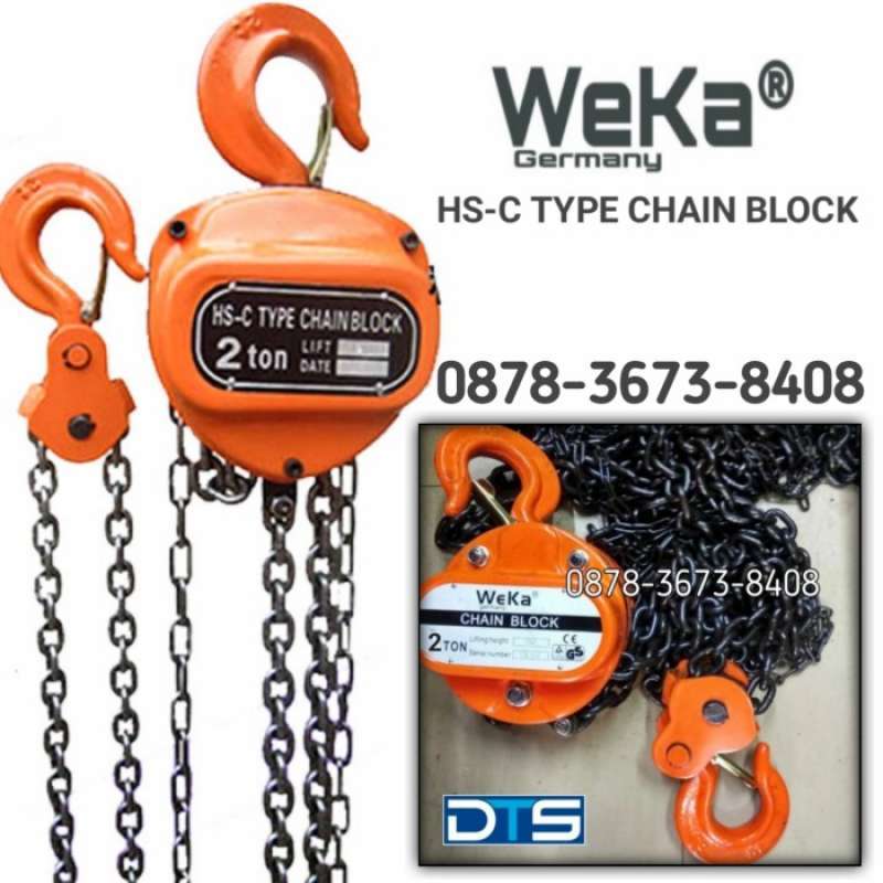 Promo Chain Block 2 Ton 12 Meter WEKA CHAIN HOIST Takel 2 Ton x 12 ...