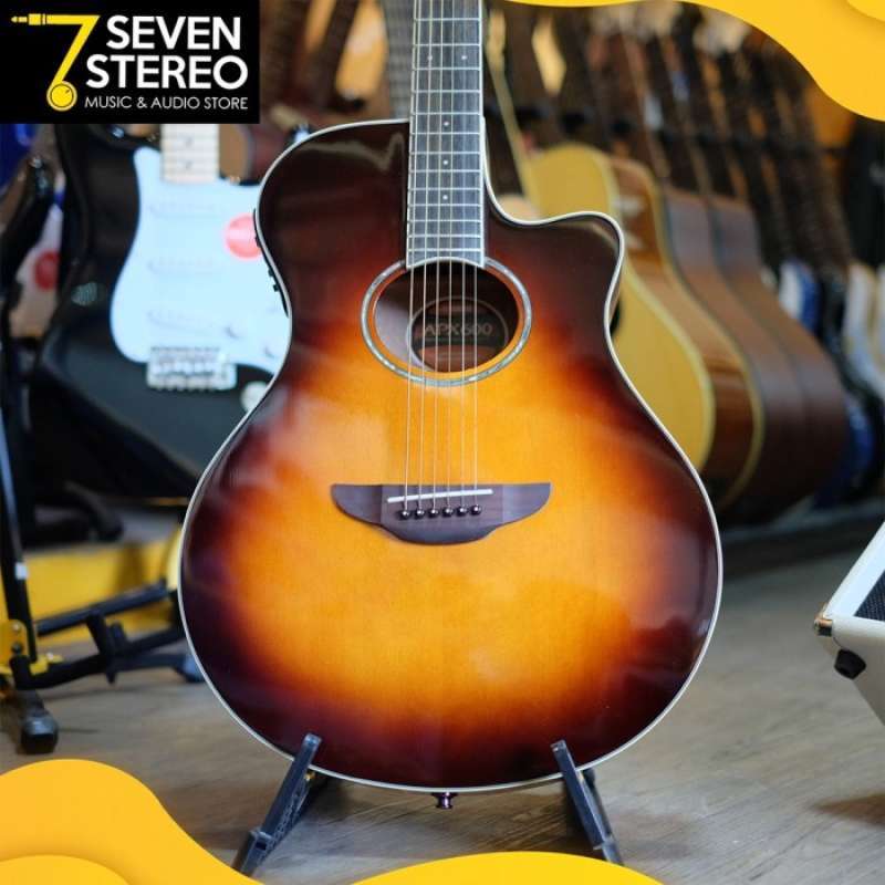 Jual Yamaha APX600 APX 600 OVS Old Violin Sunburst Electric Acoustic Guitar di Seller Plaza ...