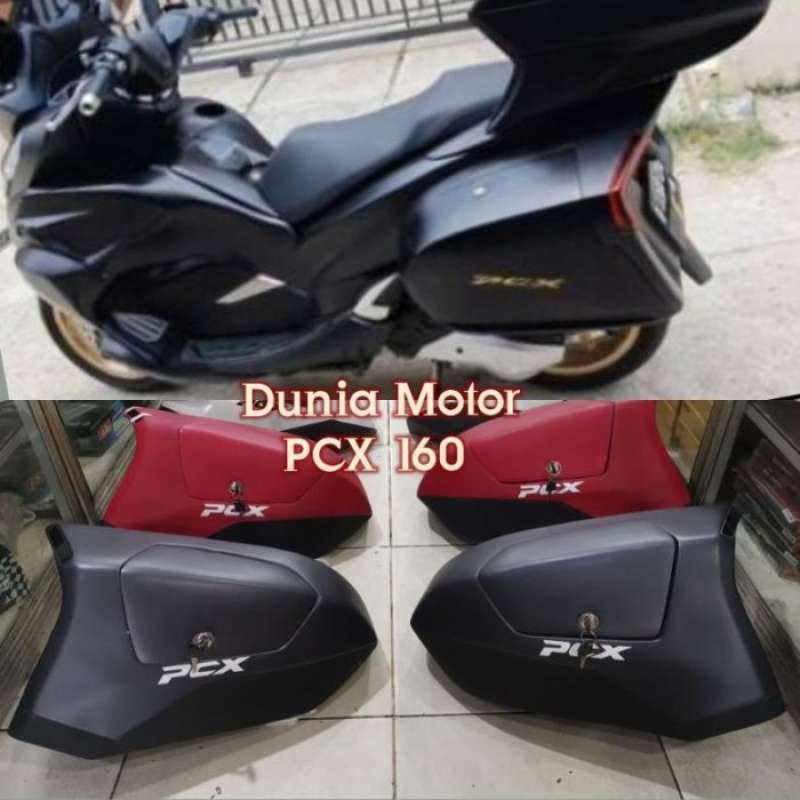 Promo Box Samping Pcx 160 - Side Box Kanan Kiri Pcx 160 Lengkap Dengan ...