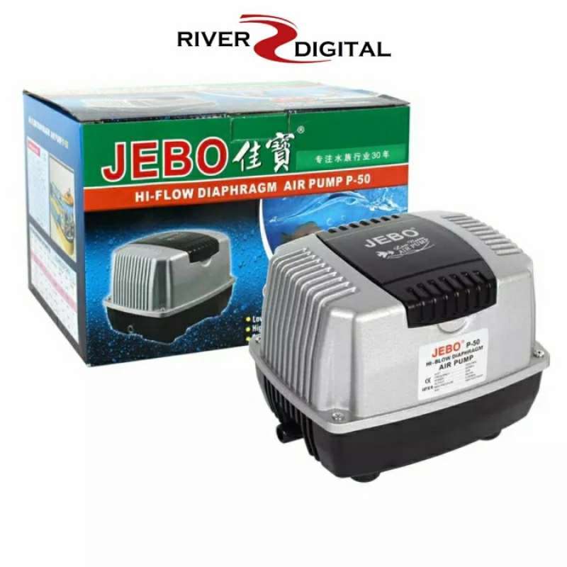 Promo Jebo P50 P-50 Pompa Udara Aerator Air Pump Blower Aquarium Kolam ...