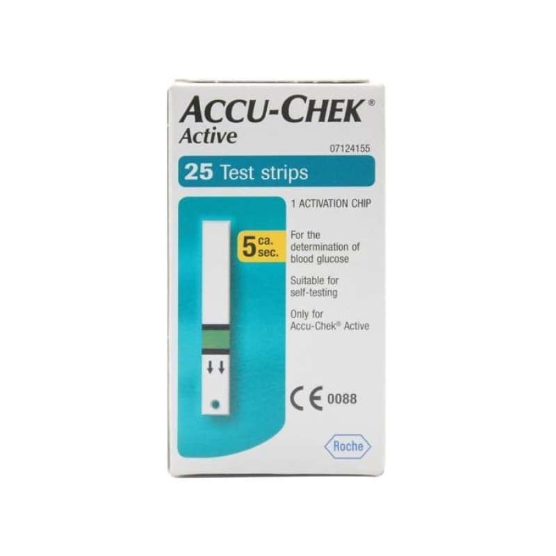 Promo Accu-chek Active Strip Box 25's Diskon 17% Di Seller Mahanani ...