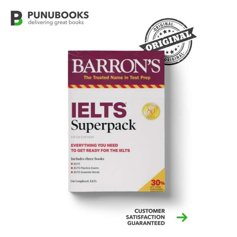 Jual IELTS Superpack (Barron's Test Prep - Fifth ed.) by Lin Lougheed ...