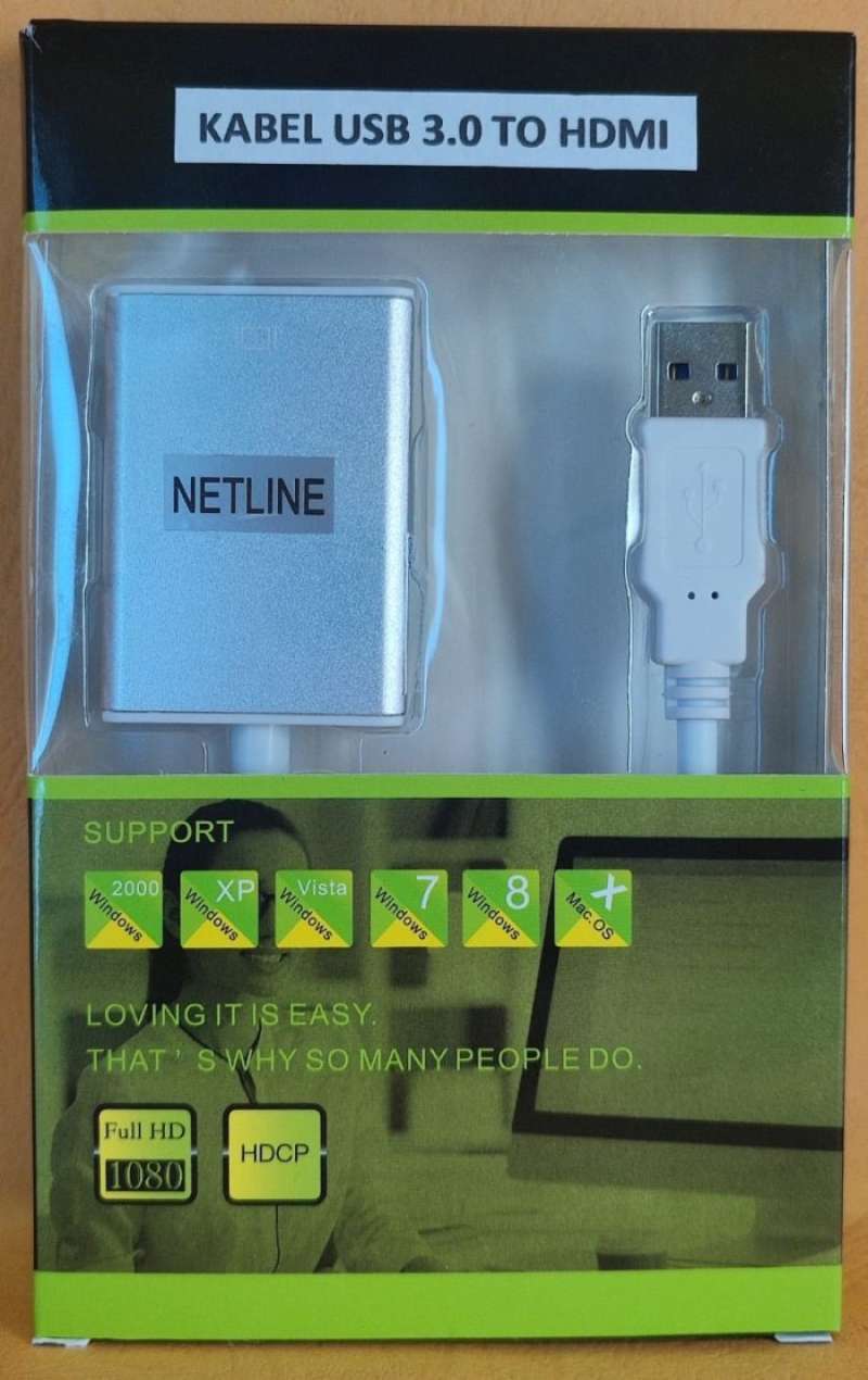 Promo Usb 3.0 To Hdmi Converter Cable Adapter Usb To Hdmi Connector ...