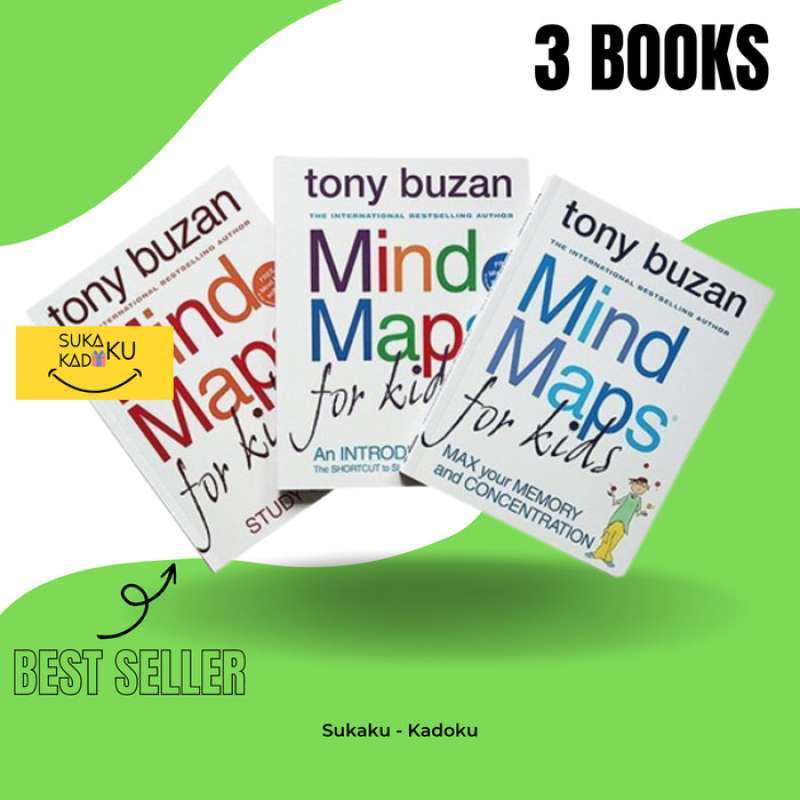 Promo MIND MAPS Book Set Tony Buzan for Kids Buku Edukasi untuk Anak ...