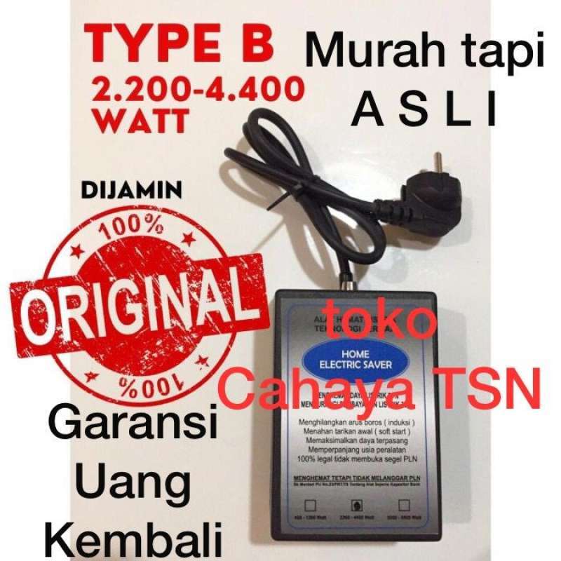 Promo Penghemat Listrik - Home Electric Saver 2200-4400 Watt Type B ...