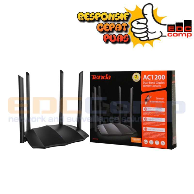 Promo Tenda Ac8 Ac1200 Dual-band Gigabit Wireless Router Diskon 23% Di Seller Carima Store ...