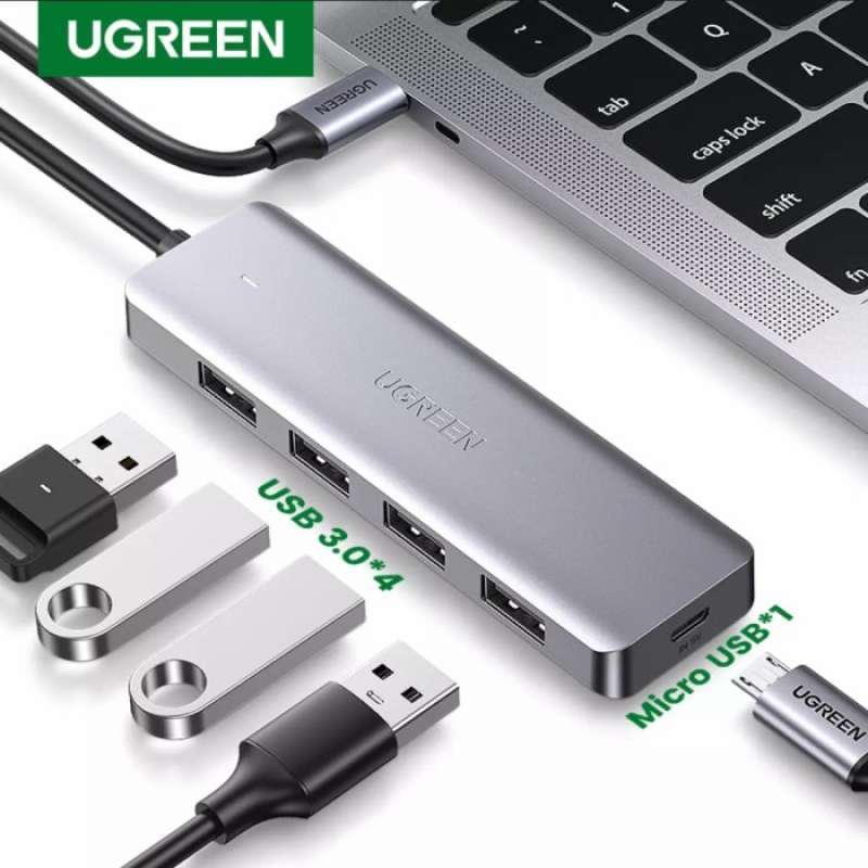 Promo Ugreen Usb C Hub Spliter 4 Port - Ugreen Splitter Type C Usb 3.0 ...