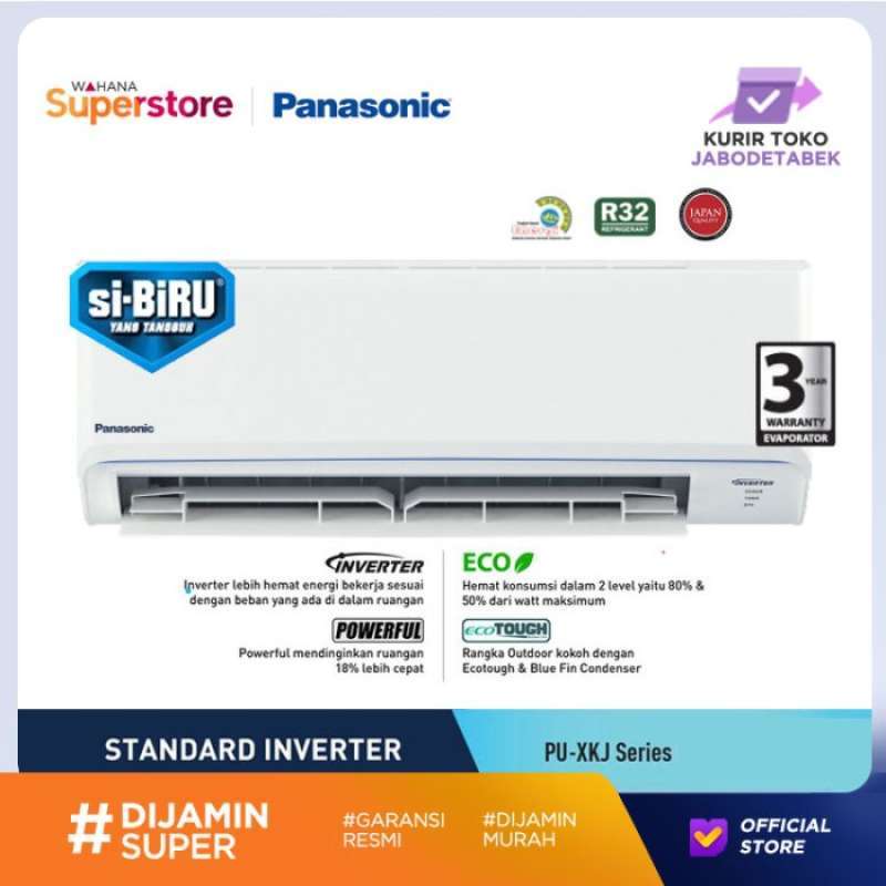Promo PANASONIC AC Standard Inverter Split 1/2 PK - CS/CU-PU5XKJ | PU5-XKJ Diskon 20% di Seller ...