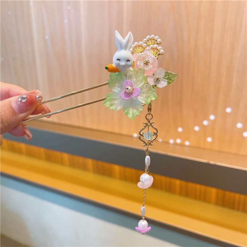 Jual Chinese Hair Piece Tusuk Konde Rambut Anak Headpiece Hanfu Classic ...