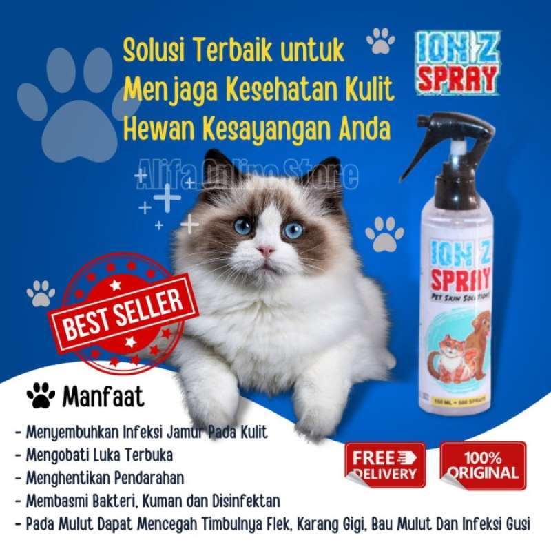 Promo Spray Obat Kulit Scabies FLUFFY MAGIC TONIC Jamur Kutu Kucing ...