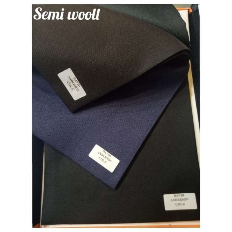 Jual Kain Semi Wool/bahan Semu Wool Pemda/bahan Jas Celana Kantor Di ...
