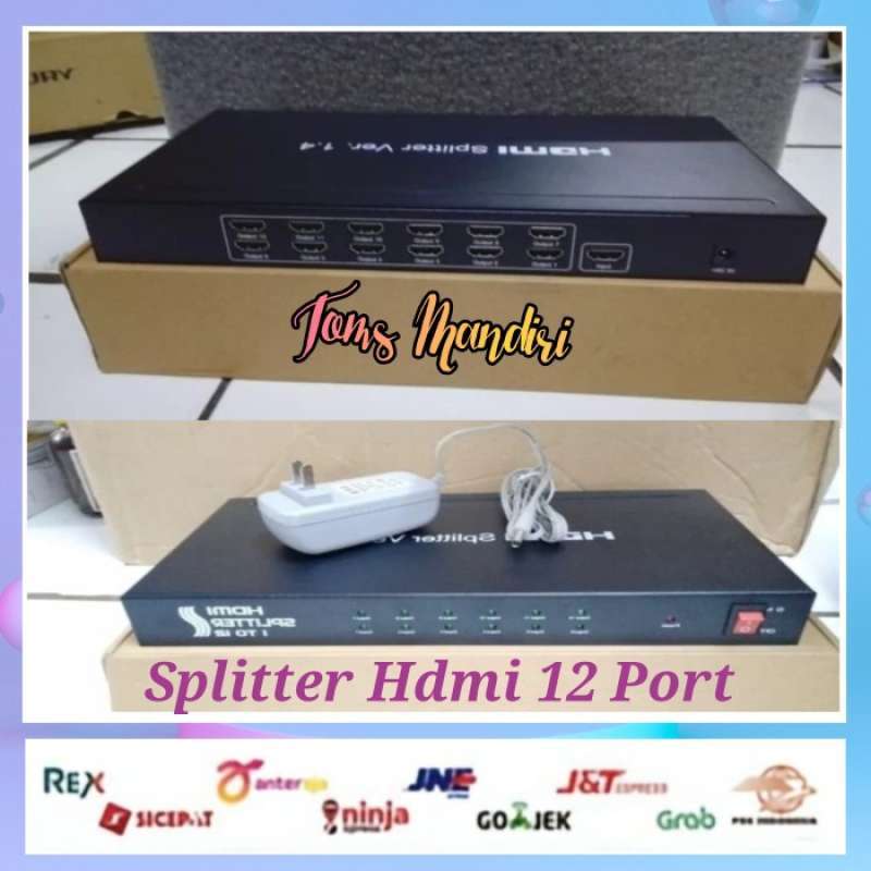 Promo Hdmi Splitter 1 To 12 - Splitter Hdmi 12 Port Diskon 23% Di ...
