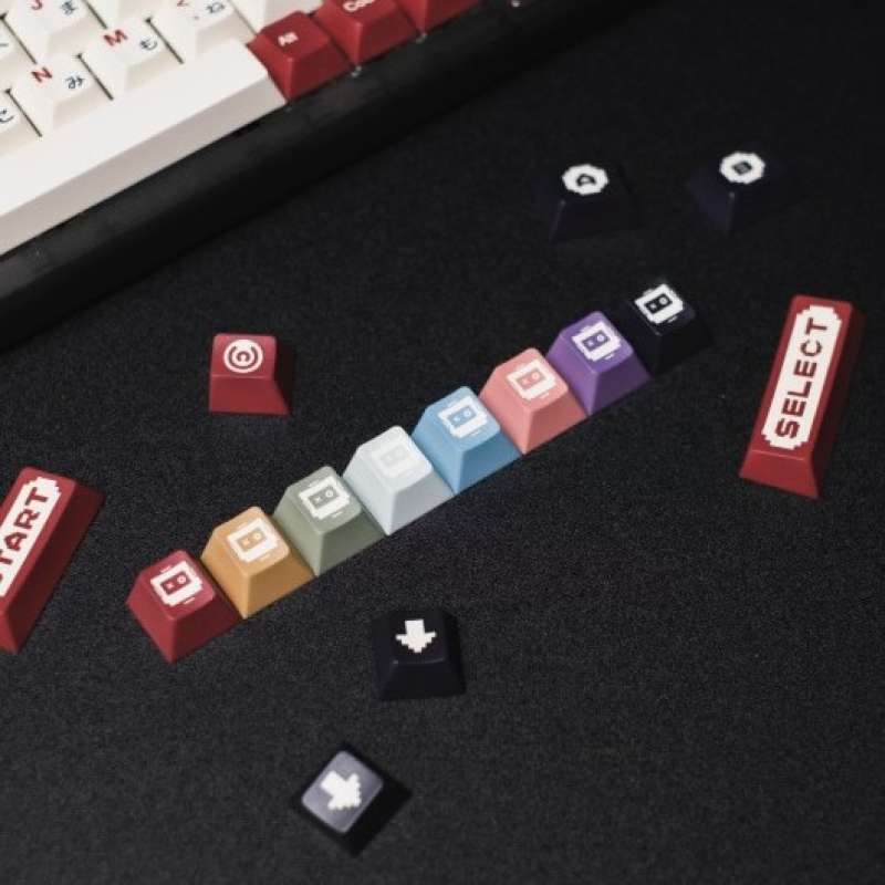Promo Famicom Pbt Dye Sub Keycaps Keycap Set Diskon 23% Di Seller ...
