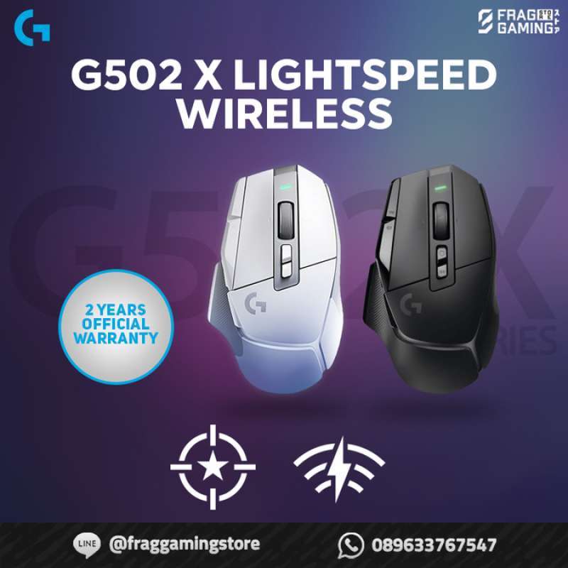 Promo Logitech G502X / G502 X Lightspeed Wireless Hero 25K Dpi Gaming Mouse Diskon 23% di Seller ...