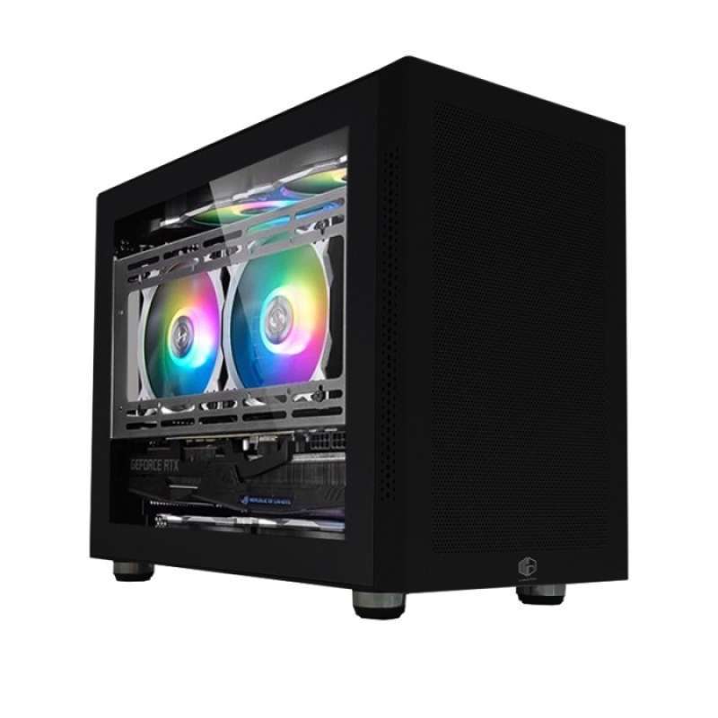 Promo Cube Gaming Axel - Matx - Atx Psu - Side Tempered Glass Mini Case ...
