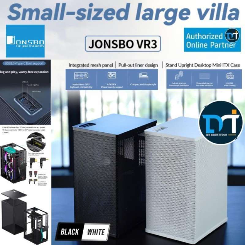 Promo Jonsbo Vr3 - Mesh Mini Tower Itx Sff Gaming Case Diskon 23% Di ...