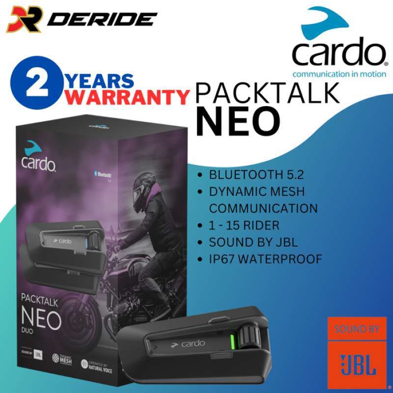 Promo Cardo Packtalk Neo Single Pack Jbl Intercom Helm Garansi Resmi Pt ...