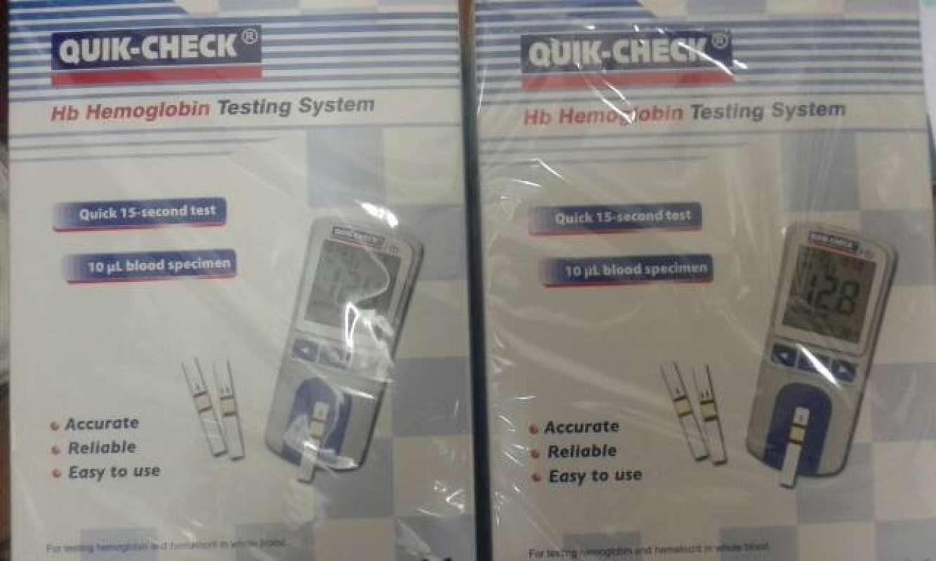 Promo Quik-check Alat Hb Hemoglobin Testing System Diskon 17% Di Seller ...