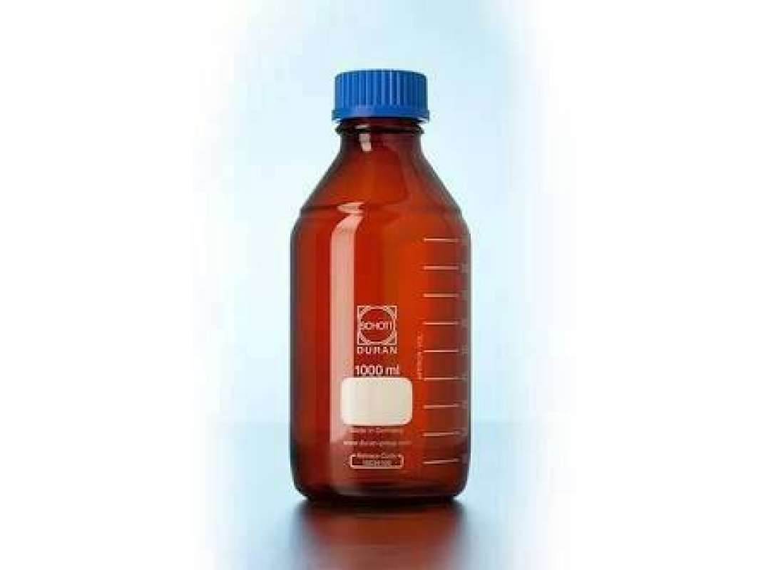 Promo Laboratory Bottle 250 Ml Amber Narrow Neck Duran / Botol Sampel ...