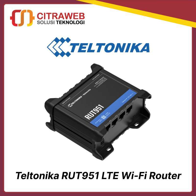 Jual Teltonika RUT951 4G LTE Wi-Fi Router di Seller Citraweb Official ...