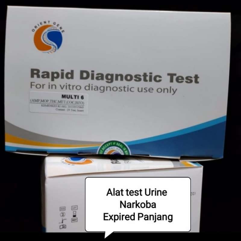 Promo Alat Test Urine Narkoba-6 Parameter Lengkap Diskon 17% Di Seller ...