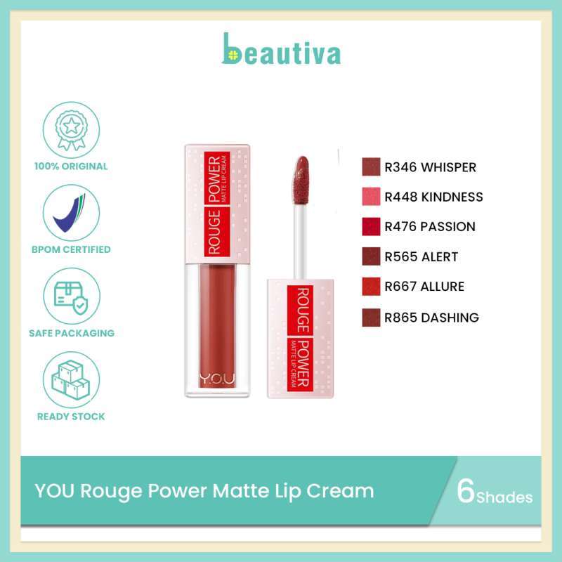 Jual You Rouge Power Matte Lip Cream - R346 Whisper Di Seller Beautiva ...