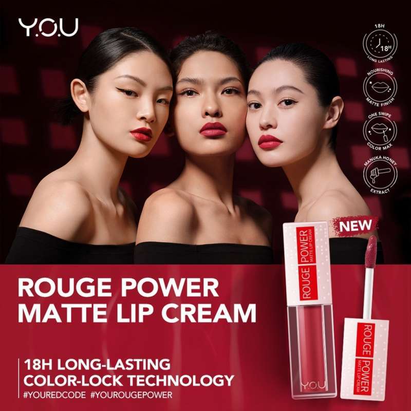 Jual You Rouge Power Matte Lip Cream - R346 Whisper Di Seller Beautiva ...