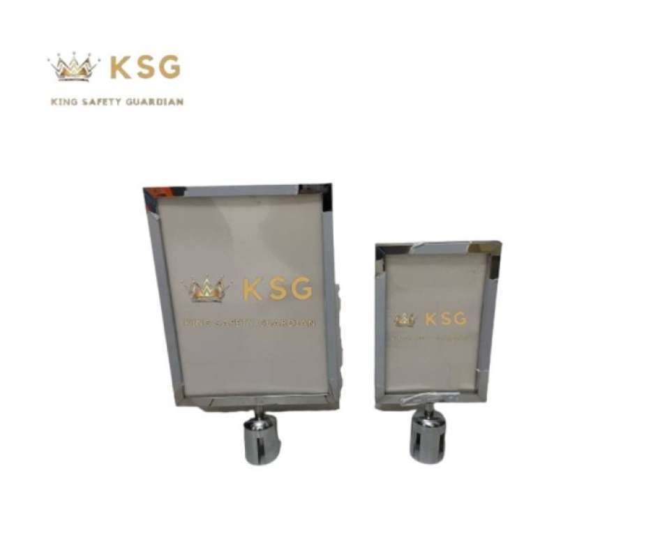 Jual Terbaru Sign Frame A4 Potrait / Papan Tiang Antrian/sign Board ...