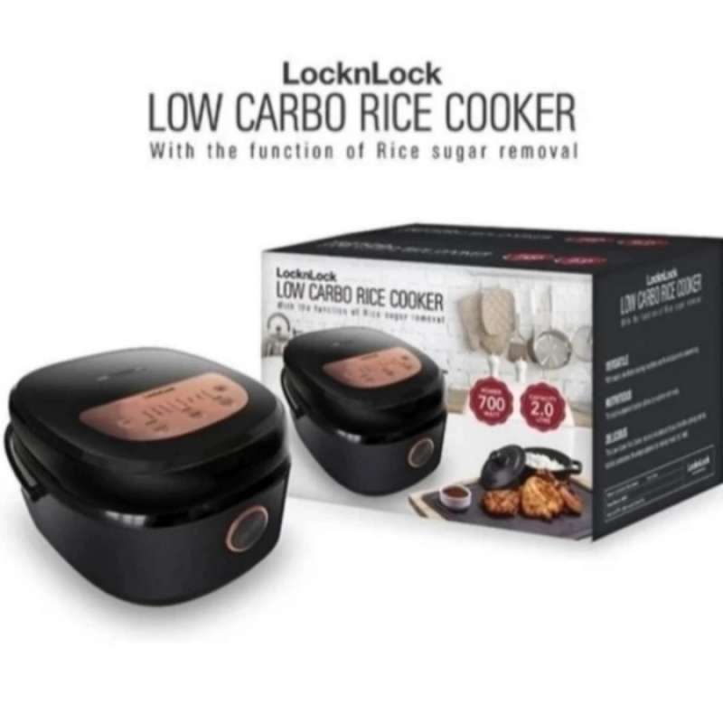 Jual Magic Com cooker Locknlock Low Carbo kapasitas 2 Liter rice cooker ...