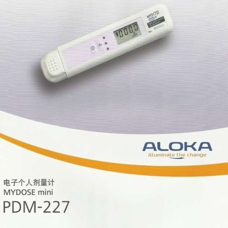 Jual Alat Pemantau Radiasi Pocket Dosimeter Aloka Pdm 227 Hitachi ...