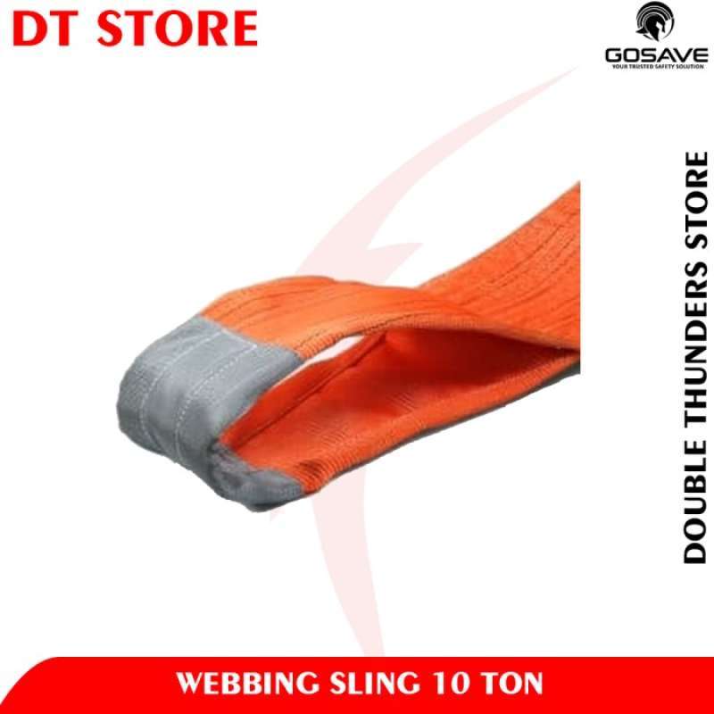 Promo Gosave Webbing Sling Belt 10 Ton X 6 Meter / Tali Sabuk 10t X 6m ...