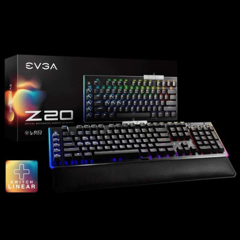 Jual EVGA MECHANICAL GAMING KEYBOARD Z20 SWAPPABLE KEY SWITCH di Seller ...