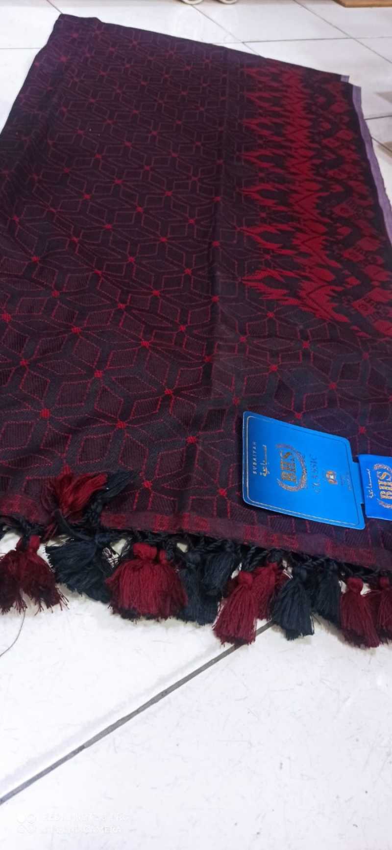 Promo SURBAN BHS SUBAIYAH JACKQUARD ukuran 200cm x 105cm SORBAN BHS ...