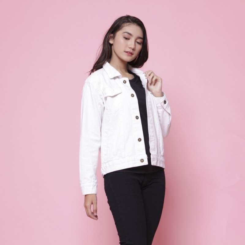 Jual Jaket Jeans Cewe Stretch - Putih Di Seller Morbid - Cengkareng ...